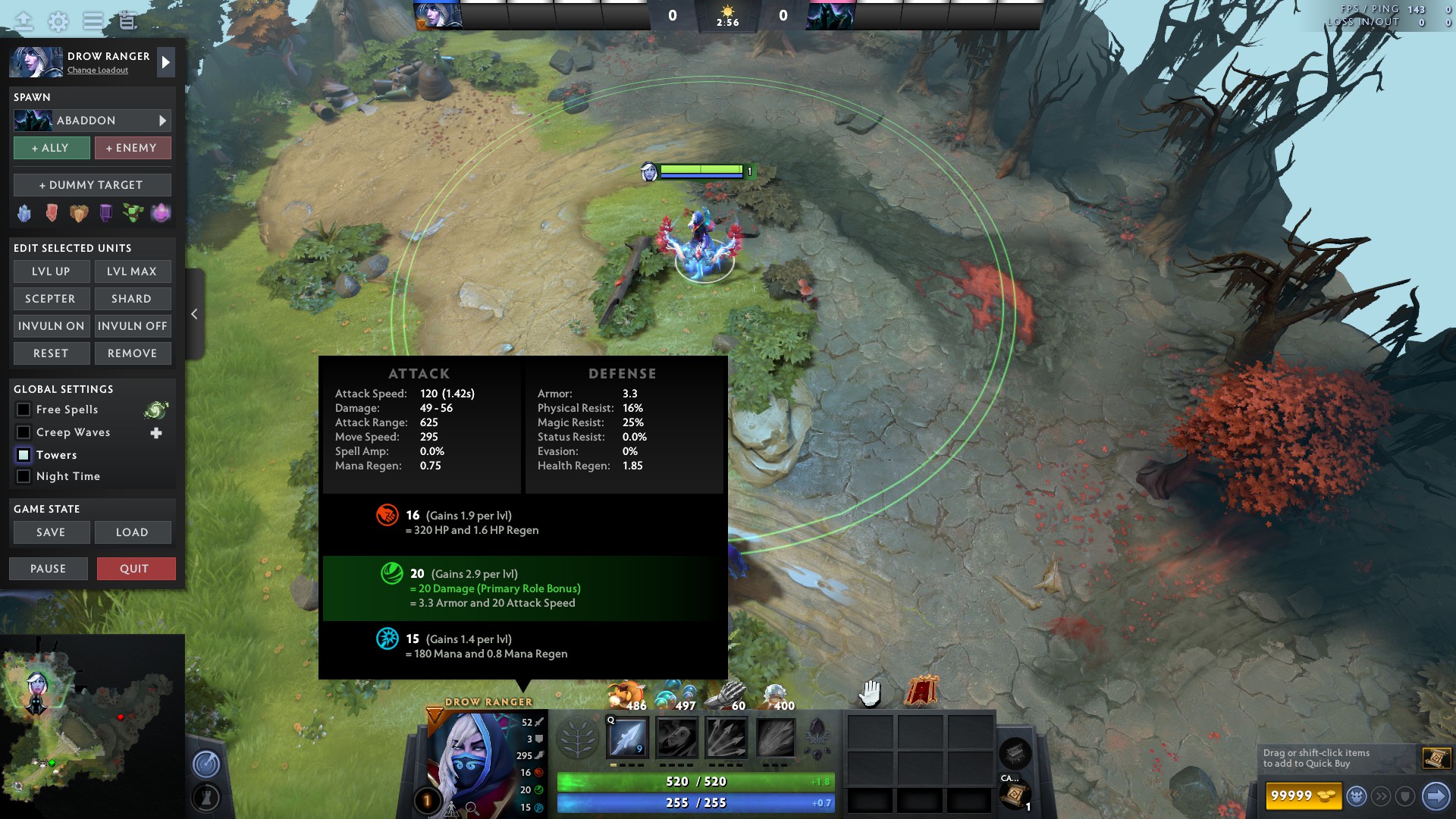 Drow ranger's attack range is incorrect · Issue #2924 · ValveSoftware/Dota2-Gameplay · GitHub