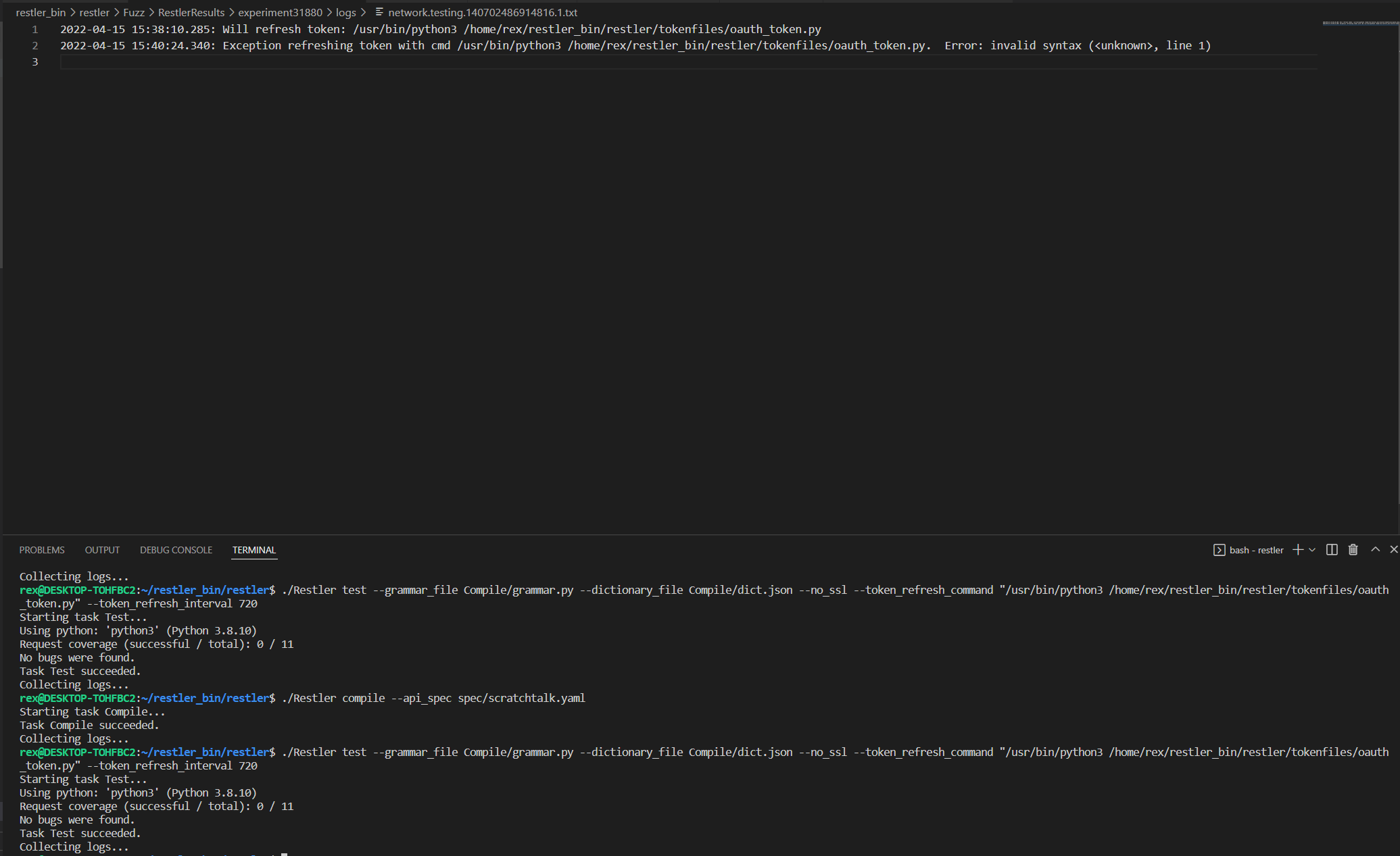 Restler Engine Failed · Issue 511 · Microsoftrestler Fuzzer · Github