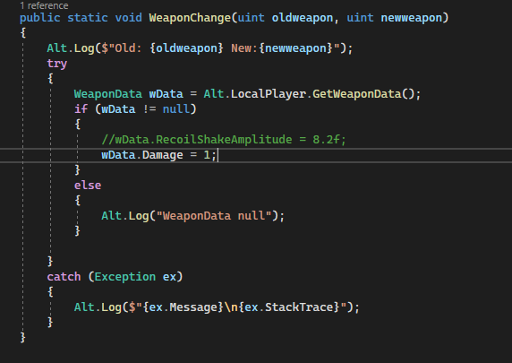 [C#] WeaponData crash client · Issue #1768 · altmp/altv-issues · GitHub