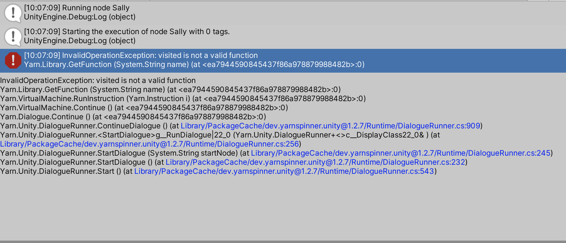 visited is not a valid function · Issue #292 · YarnSpinnerTool/YarnSpinner · GitHub