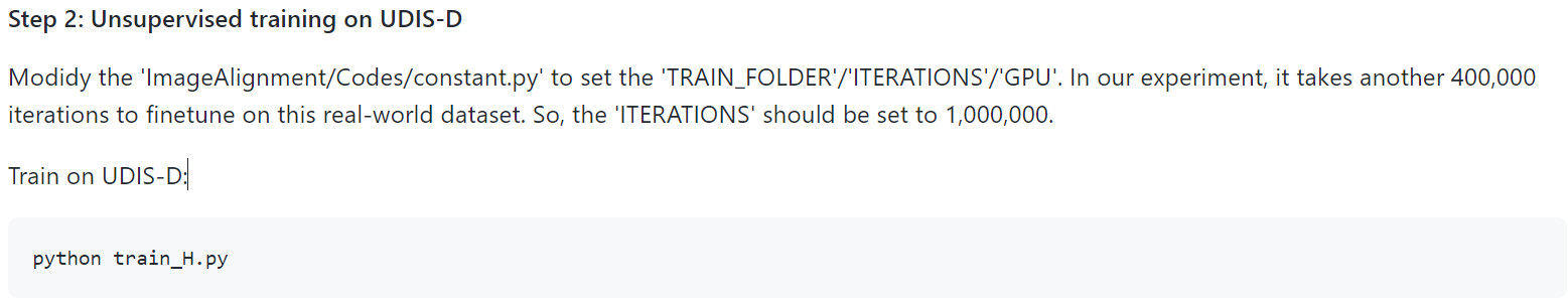 Is the learning consistent between training in warped MS-COCO and UDIS-D? · Issue #28 · nie-lang ...