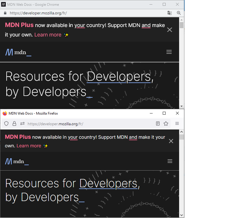Difference in Firefox/Chrome in behavior concerning the favicon in the new open window · Issue ...