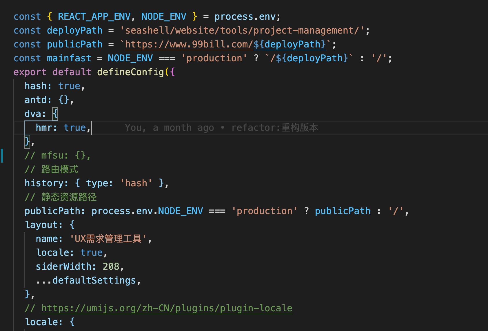 [Bug] 配置mfsu 后 国际化失效 并且删除mfsu 导致webpack 报错 · Issue #6963 · umijs/umi · GitHub