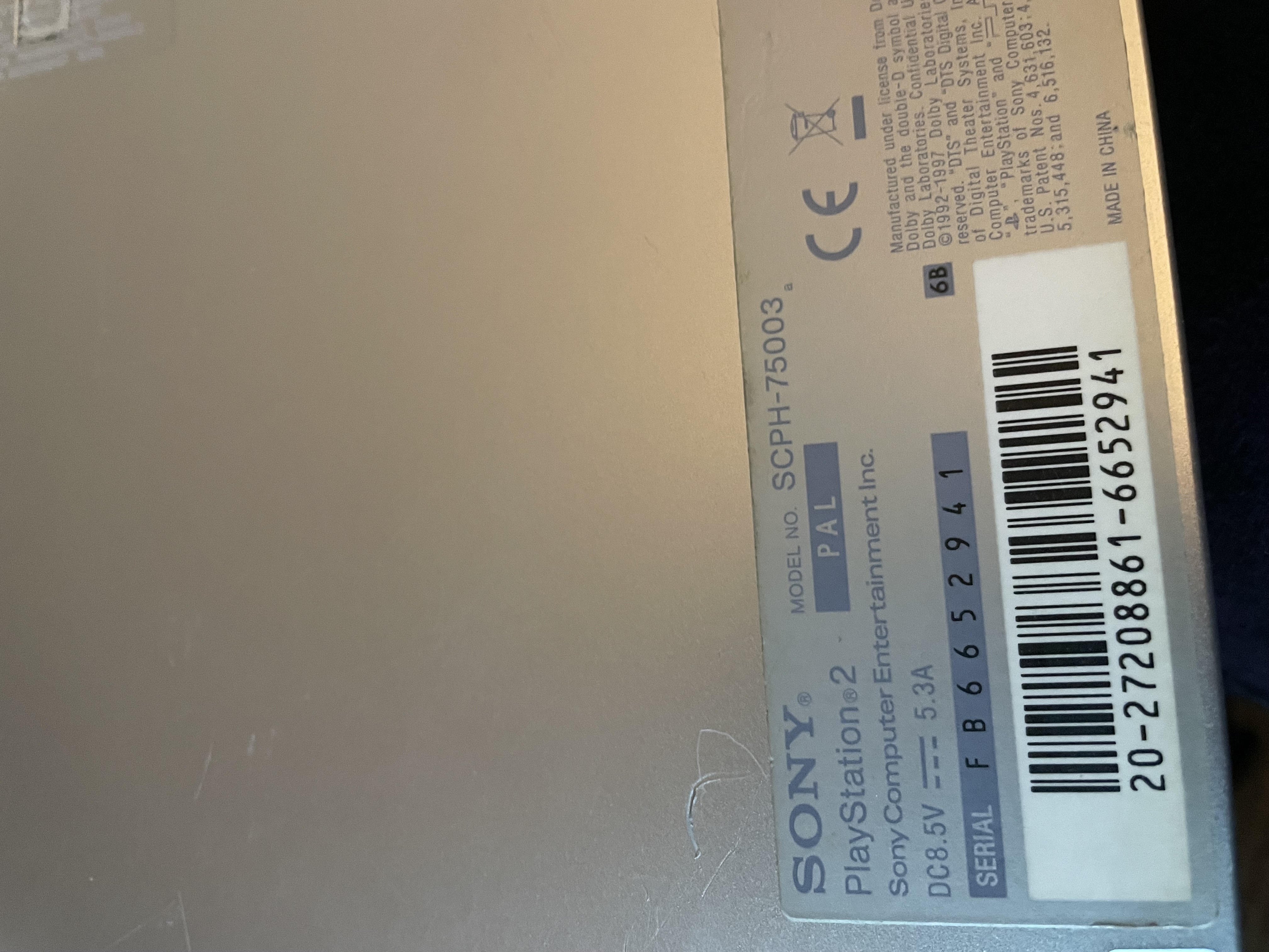 [ISSUE]: Model ID: 0xD441 / SCPH-75003 SS · Issue #152 · MechaResearch ...