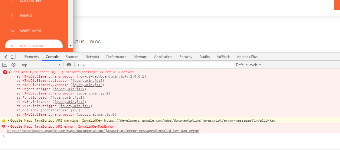 Classic modal, Notice Modal and Small alert modal doesn´t work · Issue ...