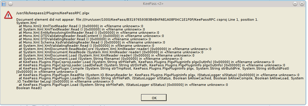 Incompatibility with KeePassRPC 1.8.0 · Issue #53 · kee-org/keepassrpc · GitHub