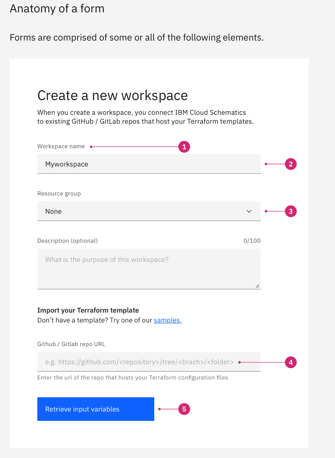 [a11y]: Form examples need to include instruction · Issue #3578 · carbon-design-system/carbon ...