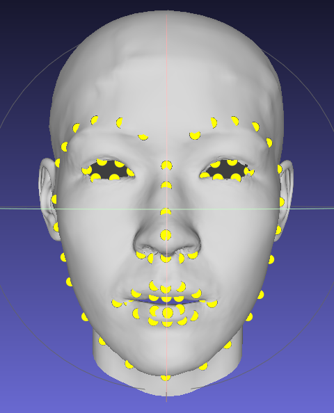 facial landmarks corresponding to the vertex id in mesh. · Issue #20 · zhuhao-nju/facescape · GitHub