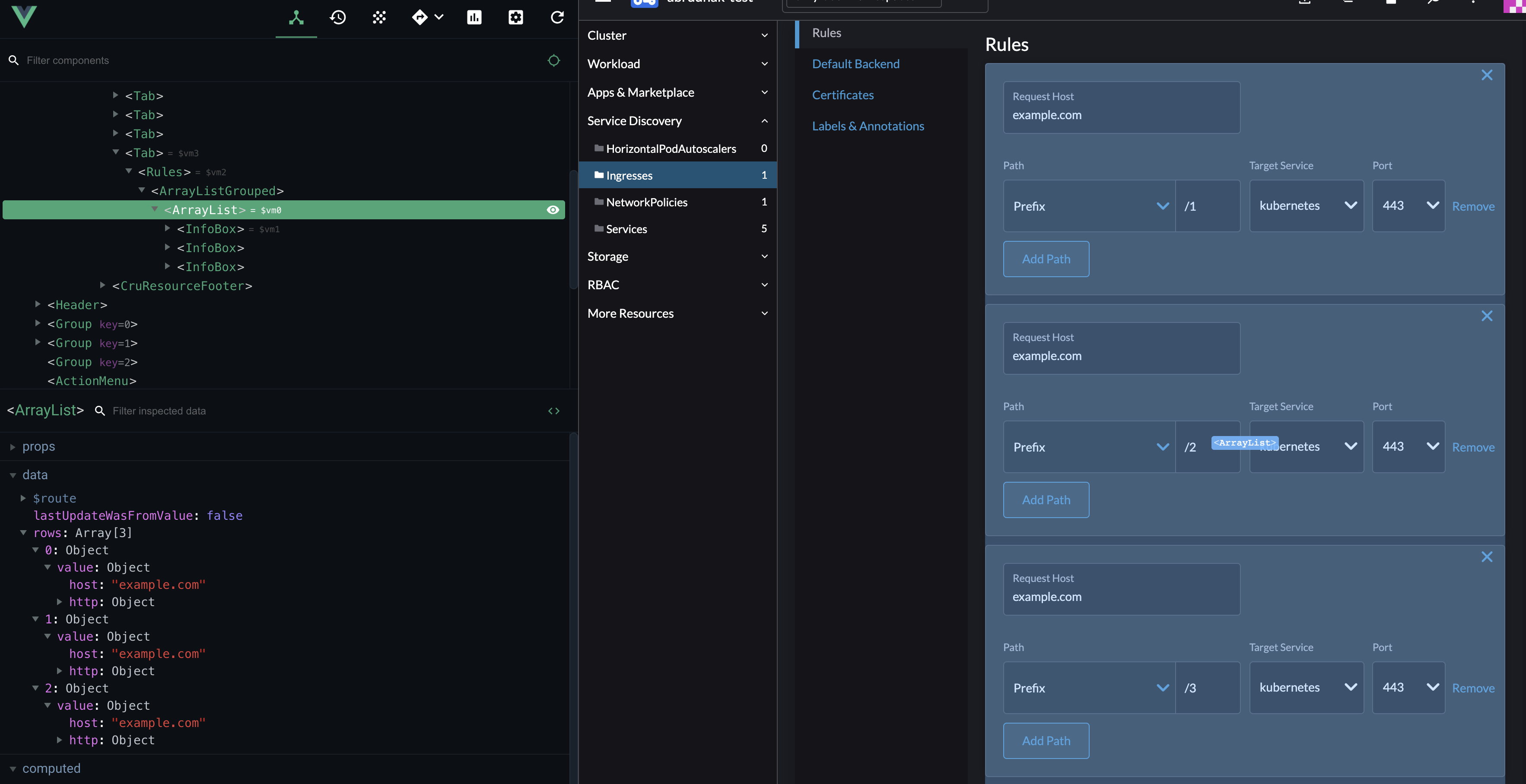 Deleting Ingress Rules - UI Doesn't Match Behavior · Issue #4400 · rancher/dashboard · GitHub