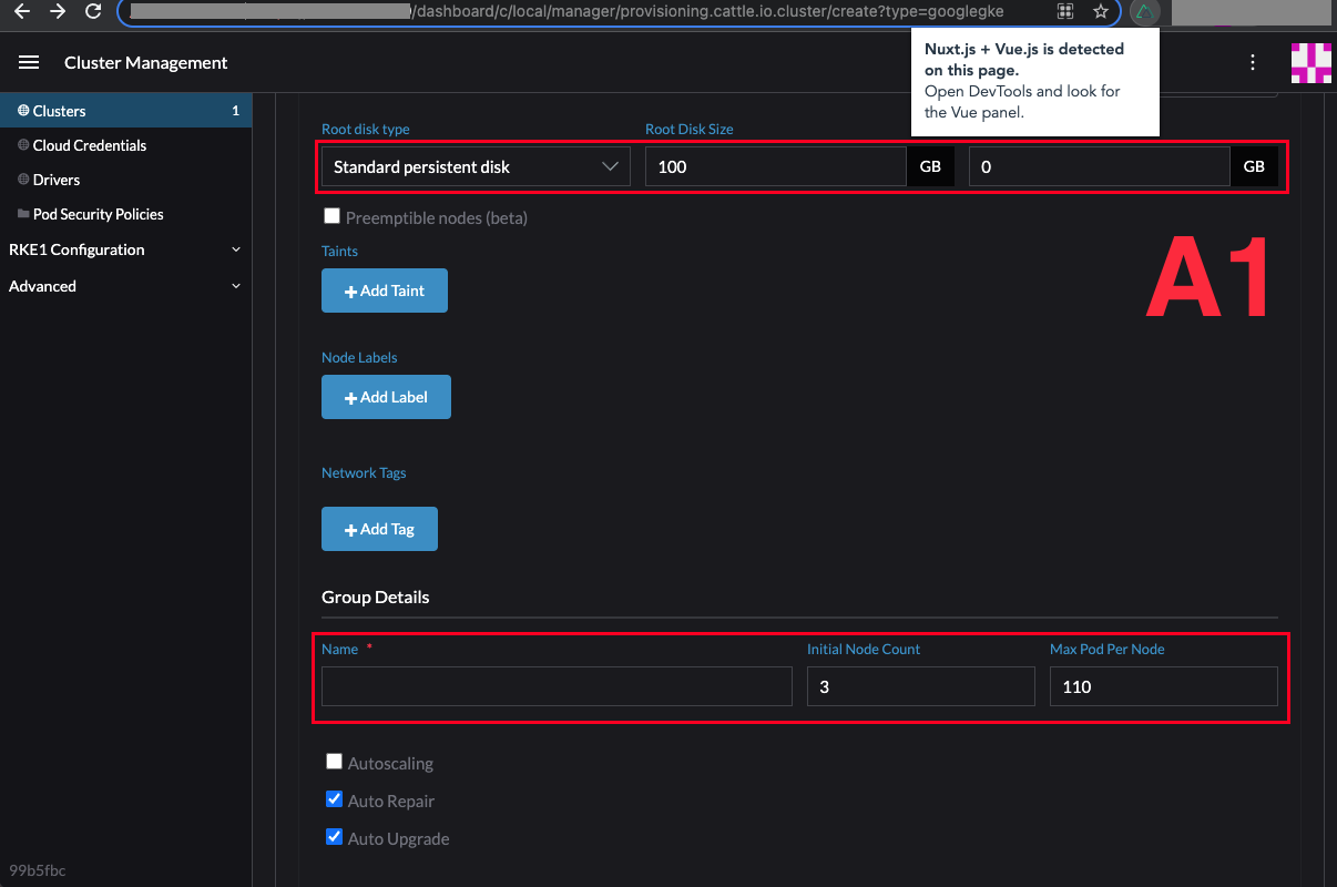 UI GKEv2 cluster creation - Input Fields do not look enabled · Issue #3774 · rancher/dashboard ...