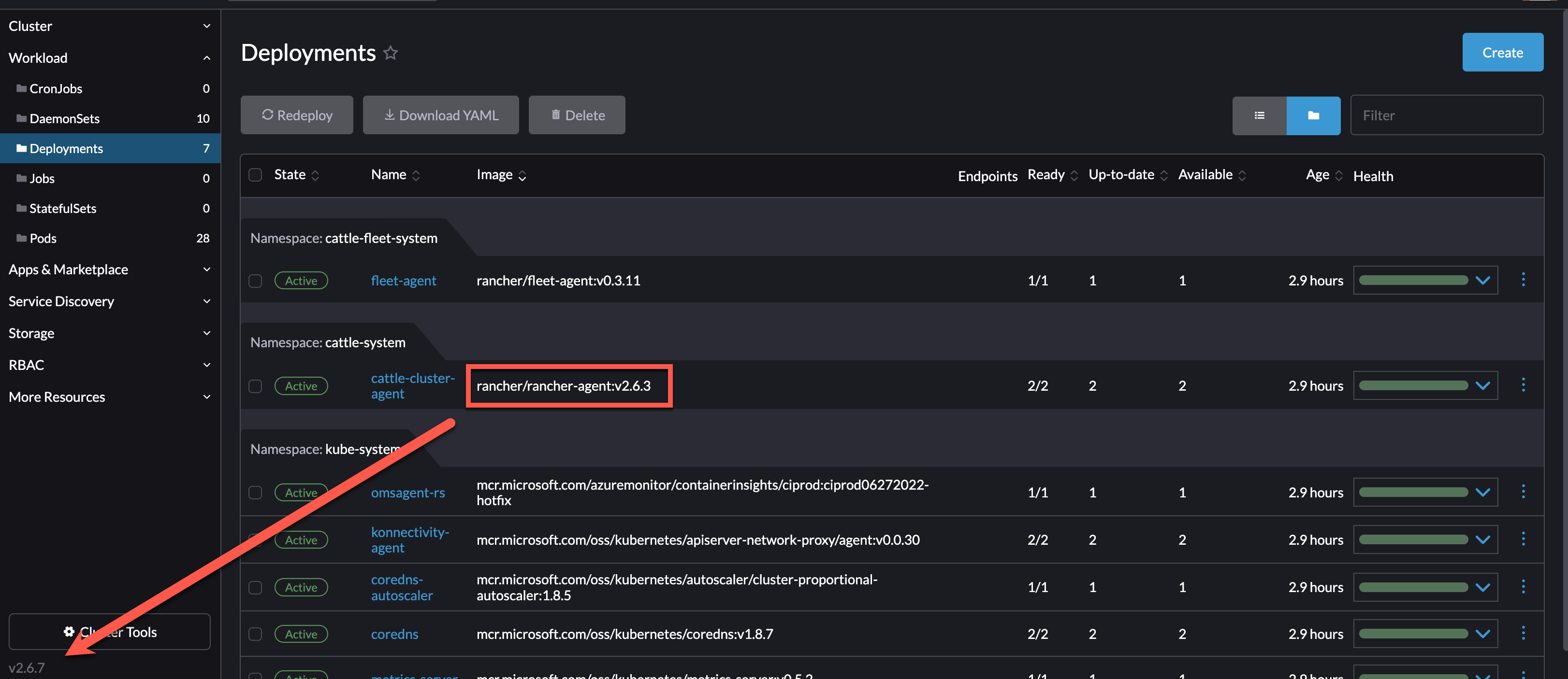 Bug Unable To Interact With Downstream Clusters After Upgrading From 8764