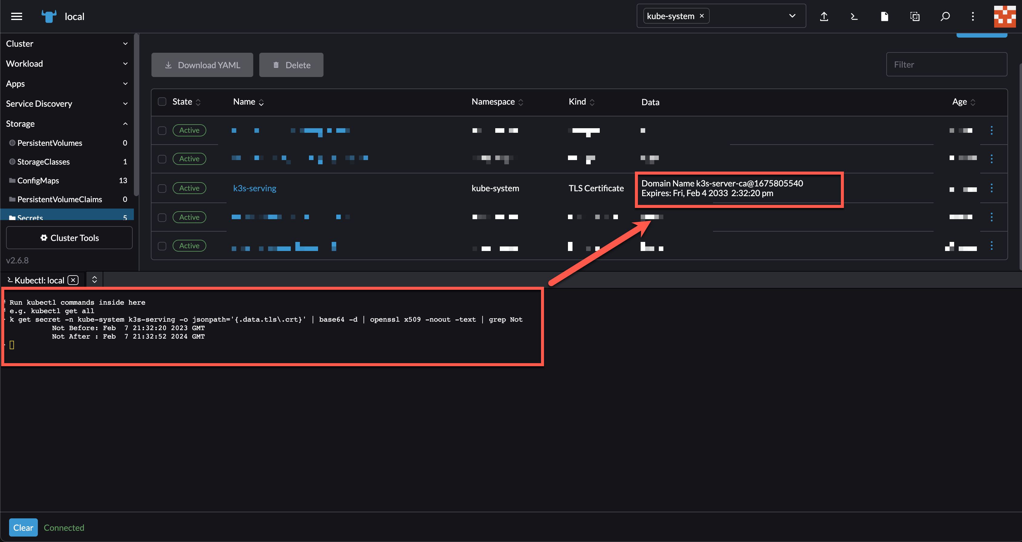 [Backport 2.6.x] Wrong Certificate Information Showing · Issue #7956 · rancher/dashboard · GitHub