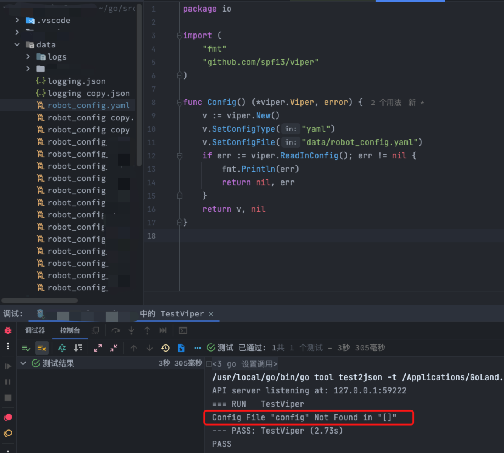 Config File "config" Not Found in "[]" · Issue #1531 · spf13/viper · GitHub
