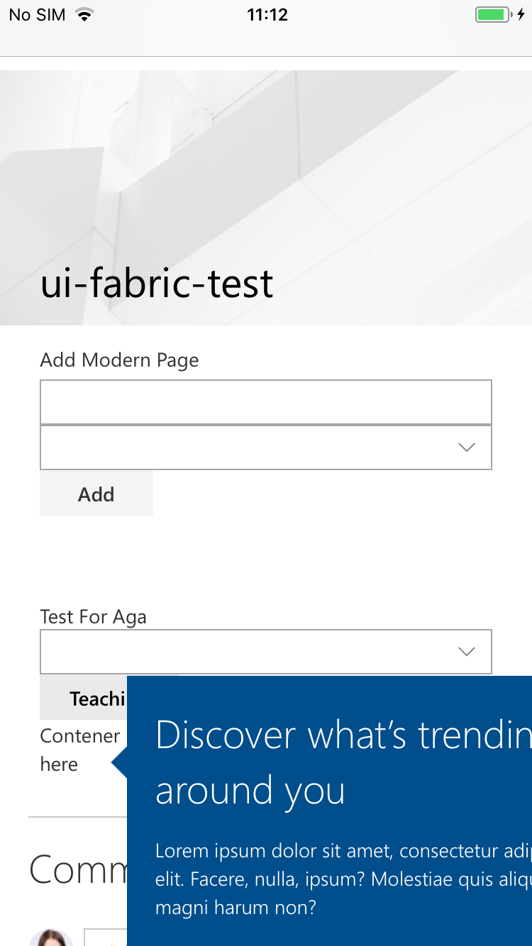 Teaching bubble - display issues on mobiles · Issue #5732 · microsoft ...