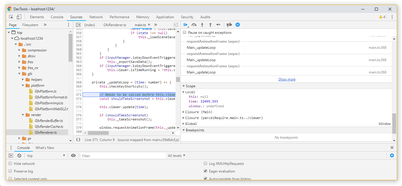 TypeScript source maps don't match lines · Issue #2495 · parcel-bundler ...