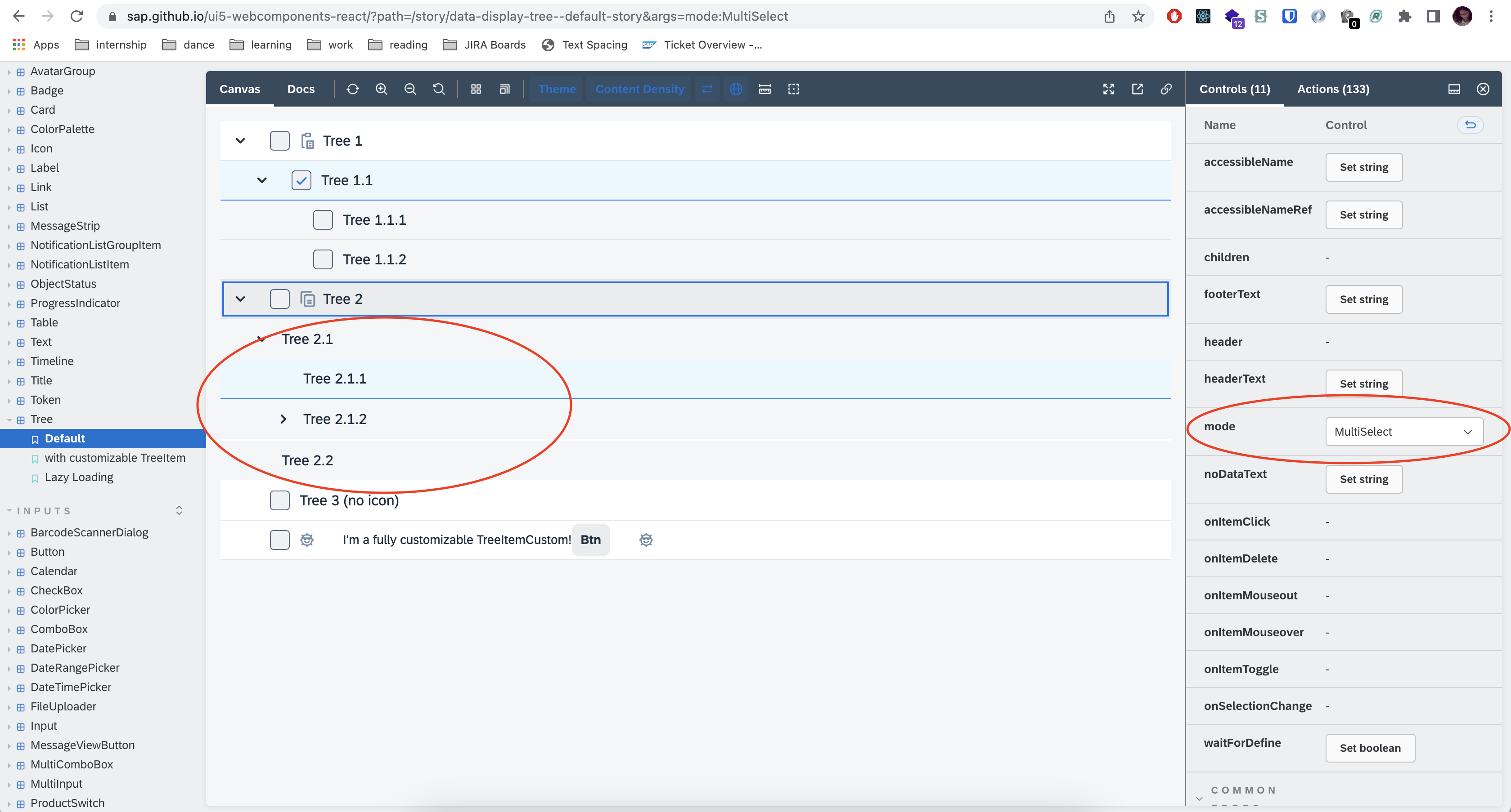 Tree: In Multiselect mode, all tree nodes are not showing checkbox · Issue #6265 · SAP/ui5 ...
