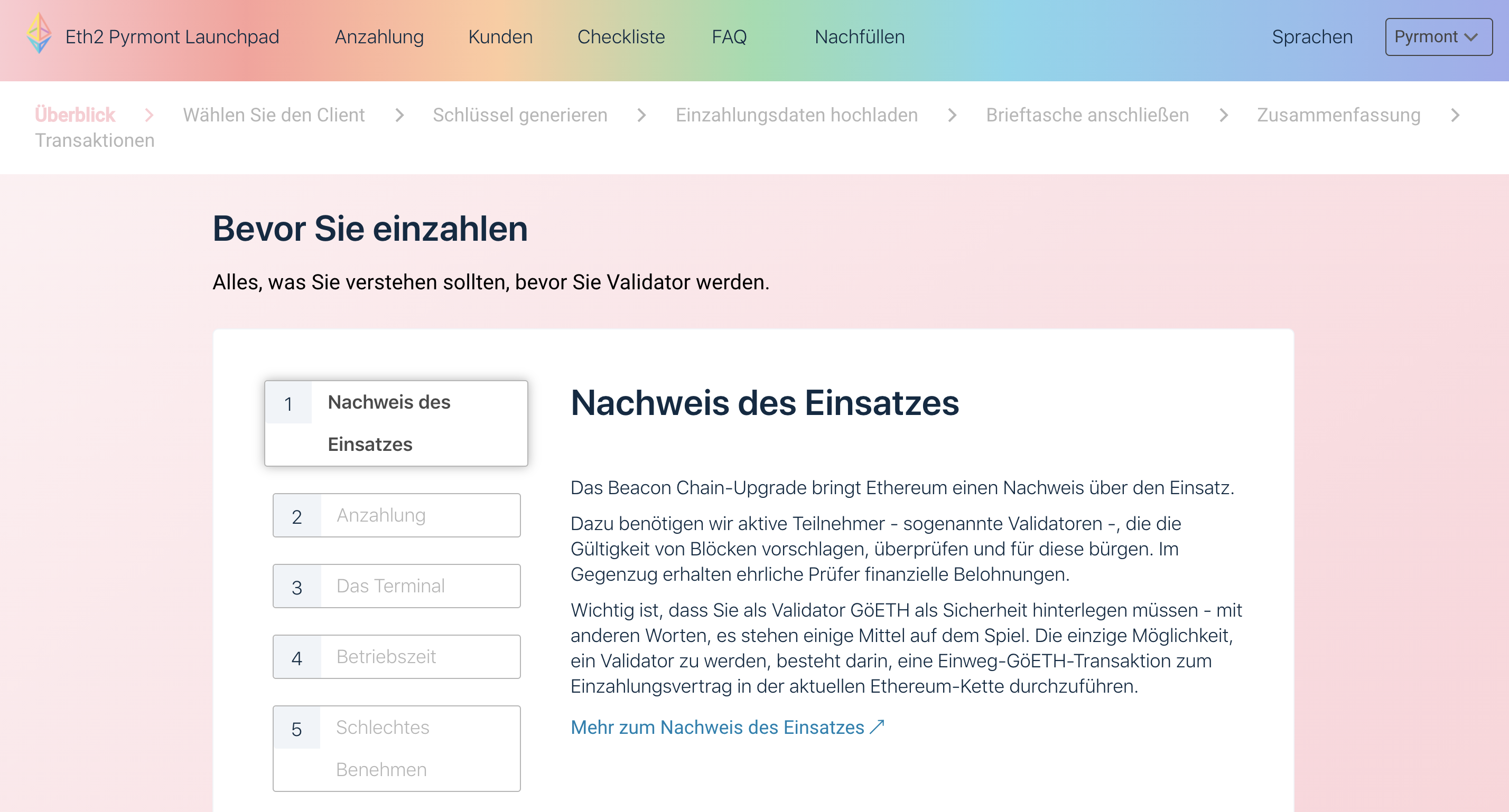 Redesign workflow steps · Issue #367 · ethereum/staking-launchpad · GitHub