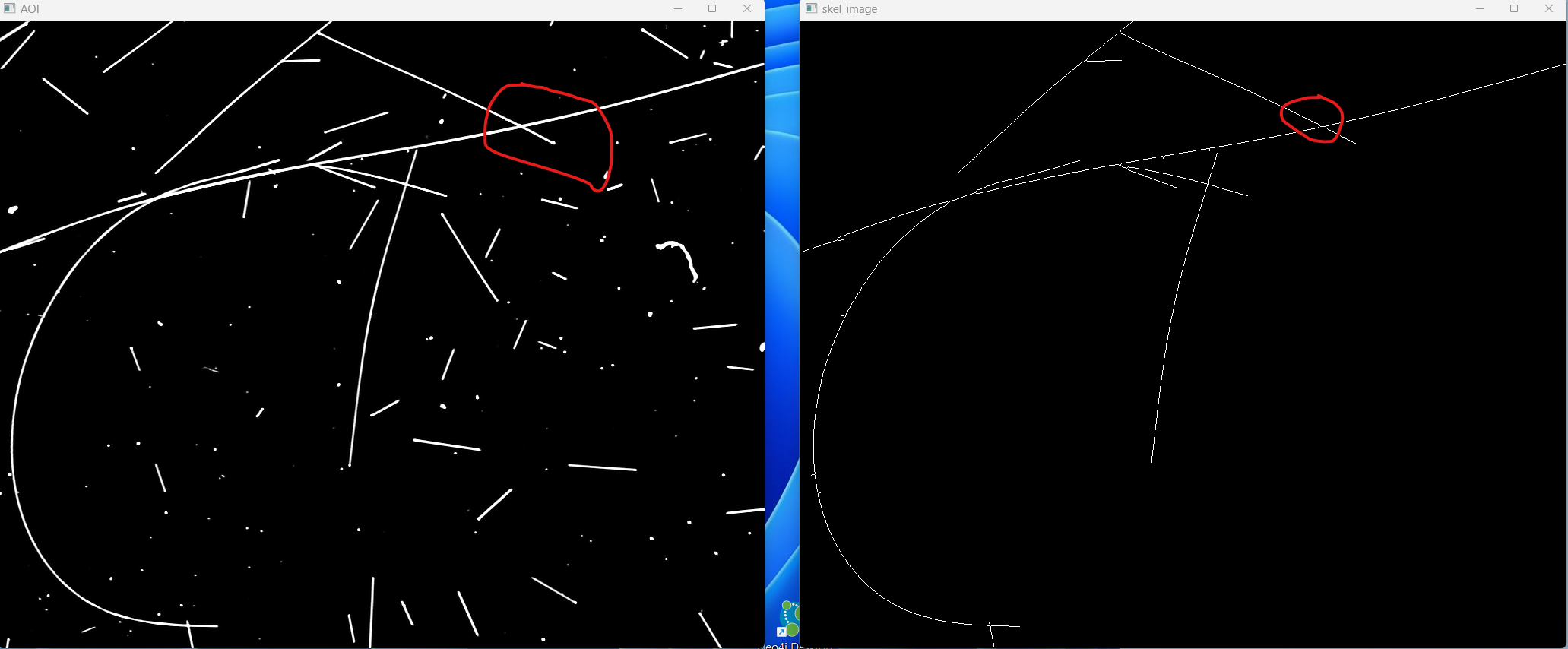 morphology.skeletonize junction handling · Issue #6828 · scikit-image ...