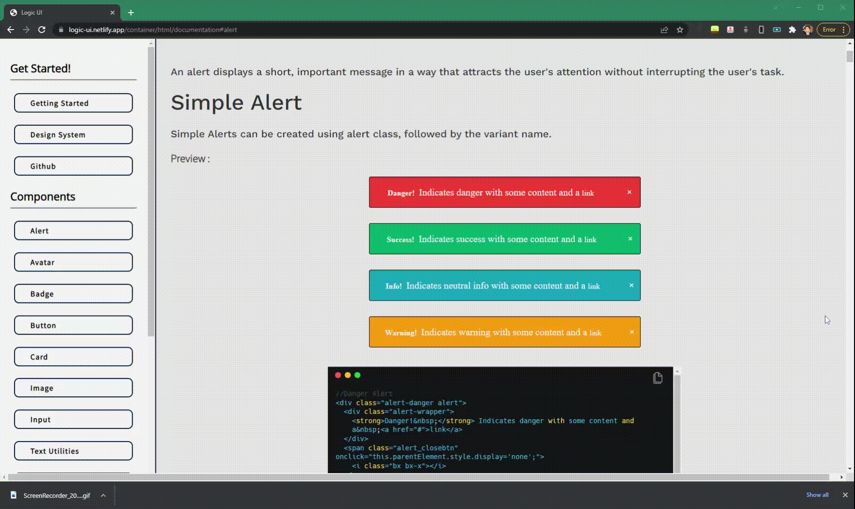 GitHub - Bibin-Antony/Component-Library-: Logic UI is a component library, Which is simple to ...