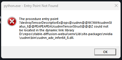 Error installing in Automatic1111 · Issue #12 · NVIDIA/Stable-Diffusion-WebUI-TensorRT · GitHub