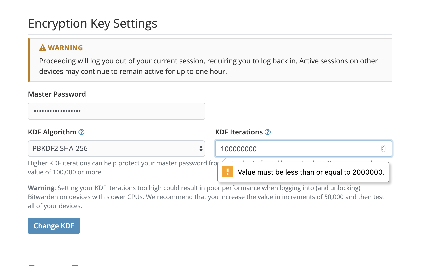 SHA256 is a terrible choice for a PBKDF in 2019. · Issue #52 · bitwarden/jslib · GitHub