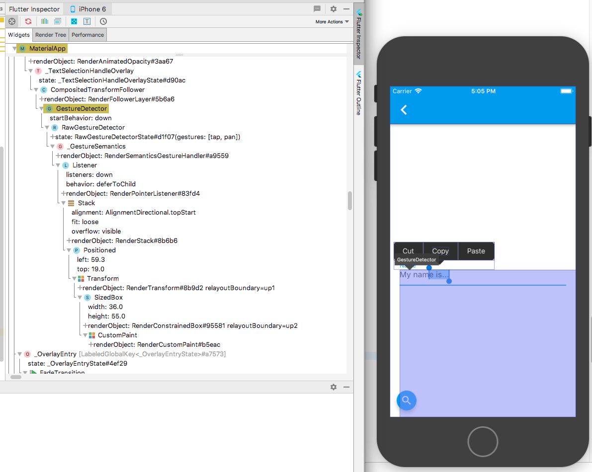iOS Textfield caret "start handle"'s top balloon does not allow drag · Issue #31286 · flutter ...