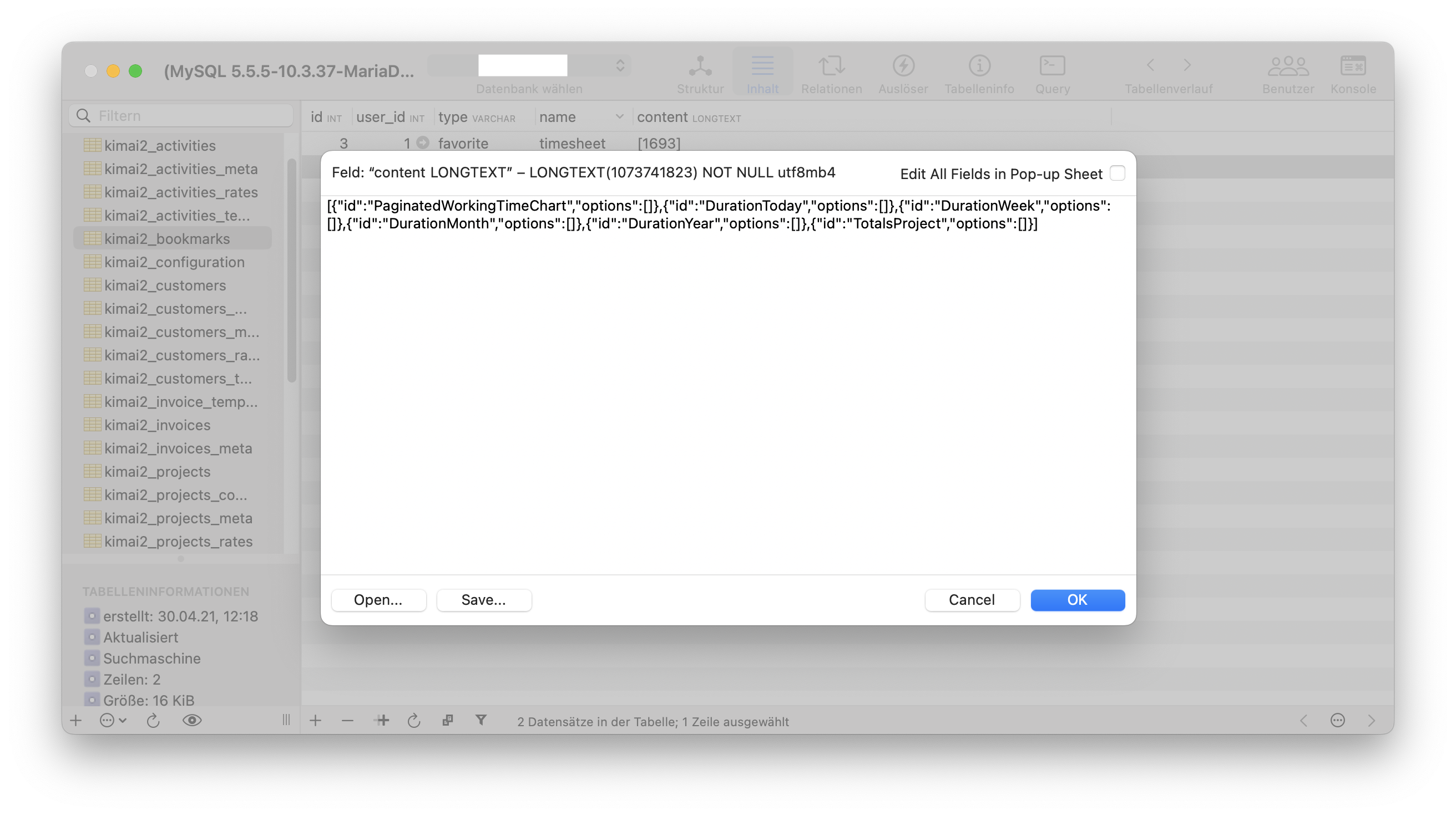 Error at Save table columns · Issue #3768 · kimai/kimai · GitHub