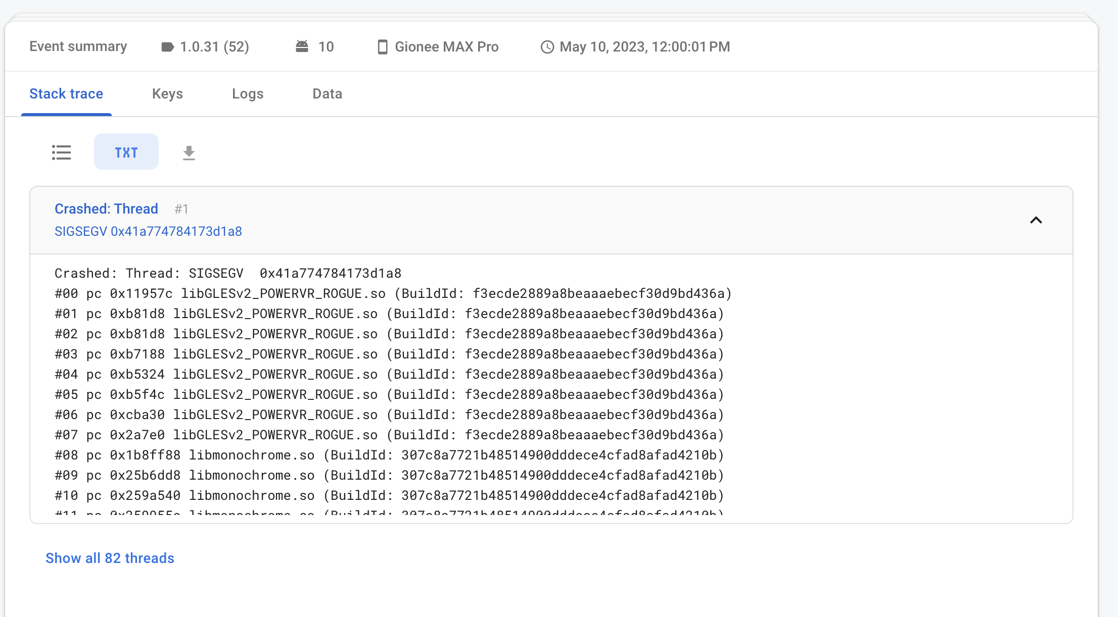 React Native Crashed: Thread: SIGSEGV 0x41a774784173d1a8 · Issue #37446 · facebook/react-native ...