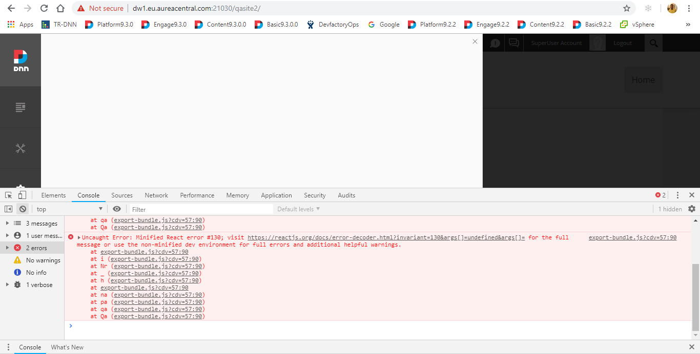 DNN Platform RC1 > Persona Bar > Settings > Site Settings > Error adding User Profile field ...