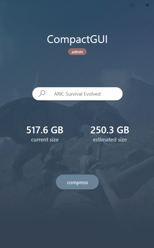 ARK no folder size change · Issue #267 · IridiumIO/CompactGUI · GitHub