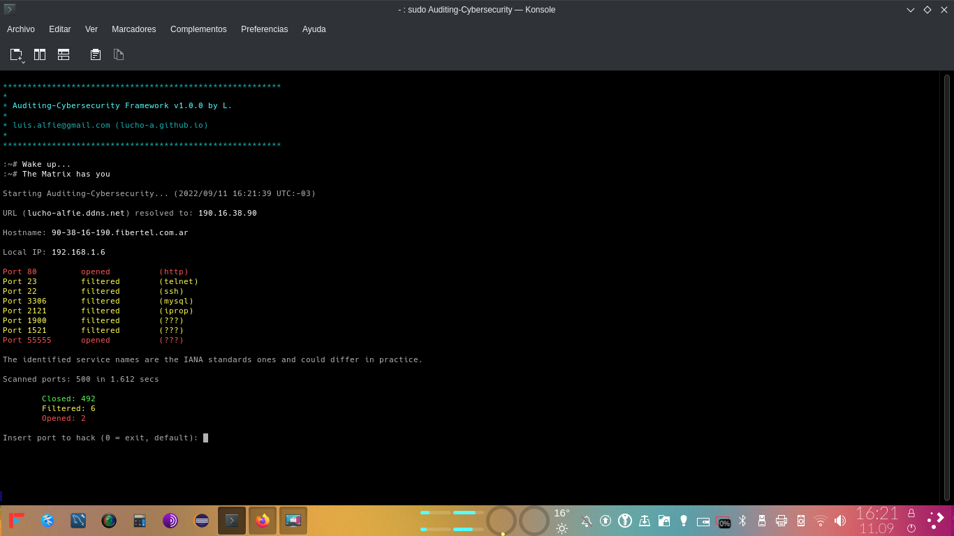 GitHub - Lucho-A/Auditing-Cybersecurity: Cybersecurity framework developed in C, Ansi-style