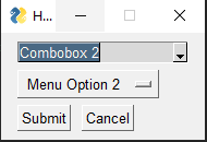 Question - InputOptionMenu Element event responds to bind of tkinter user values - but can only ...