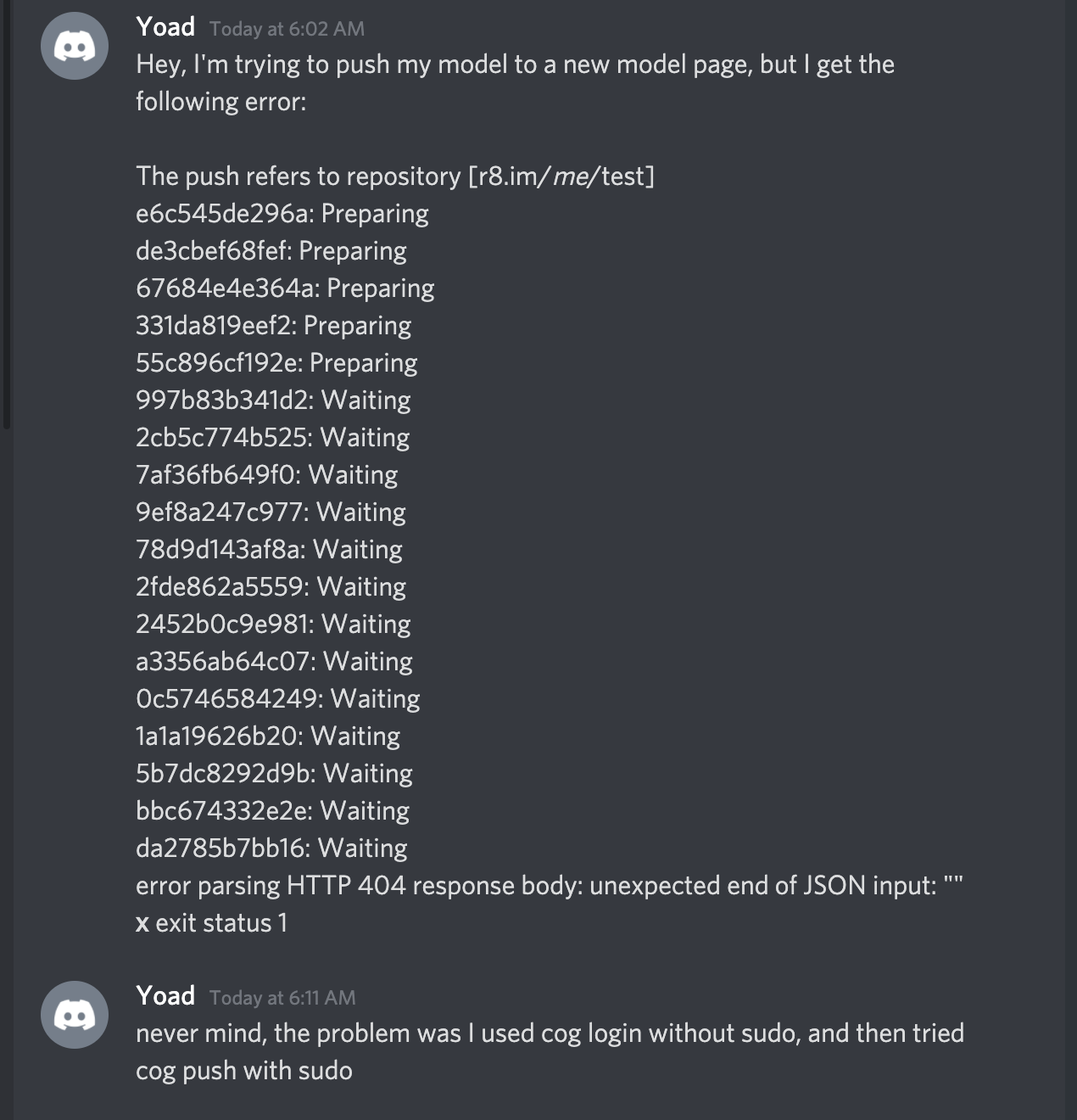cog push should give you a sensible error if the remote repo doesn't exist. · Issue #275 ...