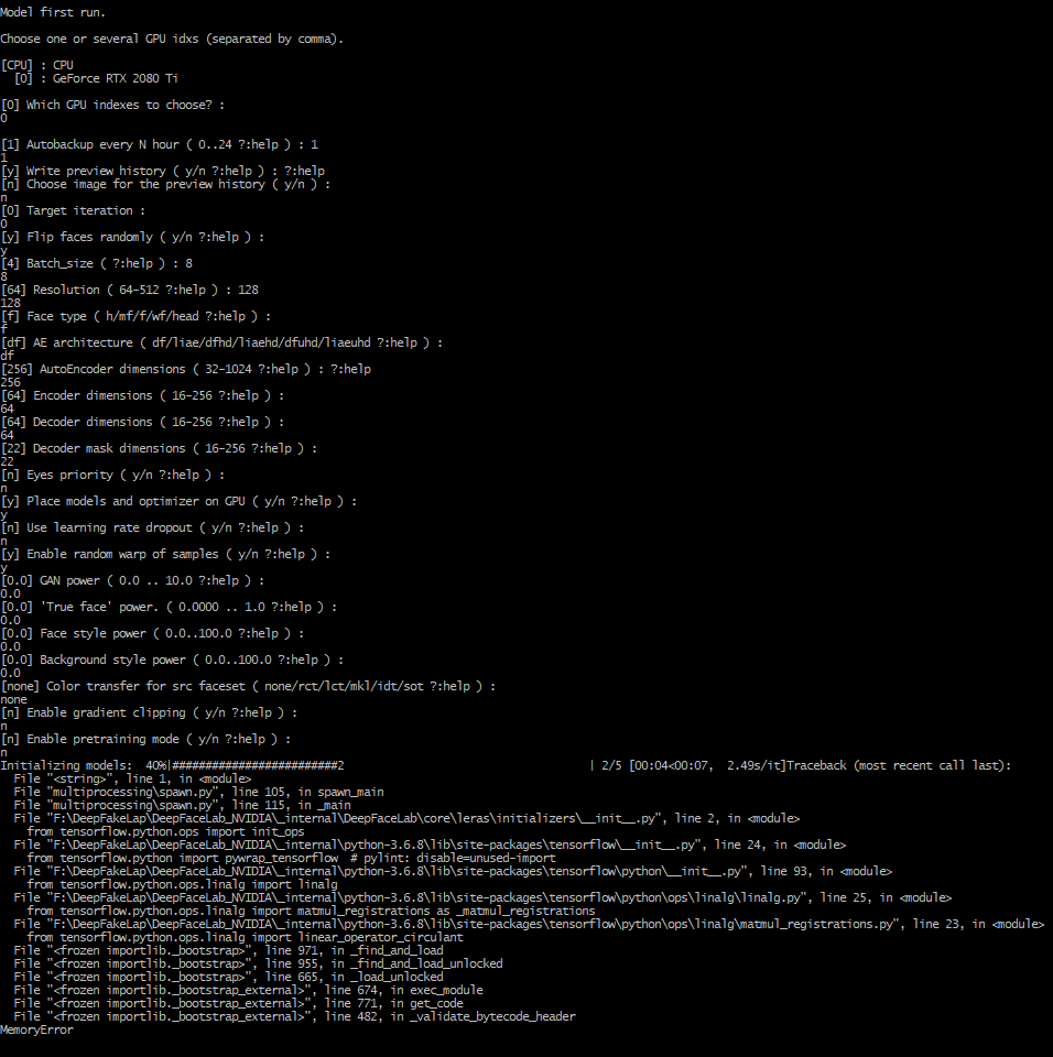 RTX 2080 Ti never using higher than 40% while extracting · Issue #724 · iperov/DeepFaceLab · GitHub