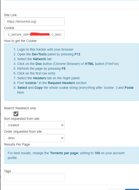 Lemonhd Found No Results While Trying To Browse This Tracker Test · Issue 12056 · Jackett 