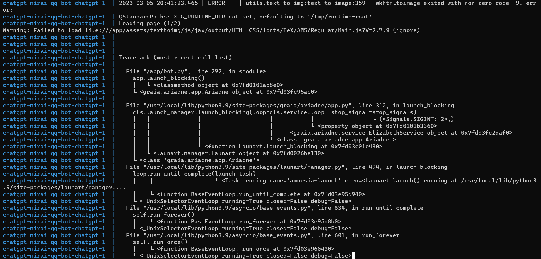 [BUG] markdown的数学公式无法渲染 · Issue #275 · lss233/chatgpt-mirai-qq-bot · GitHub