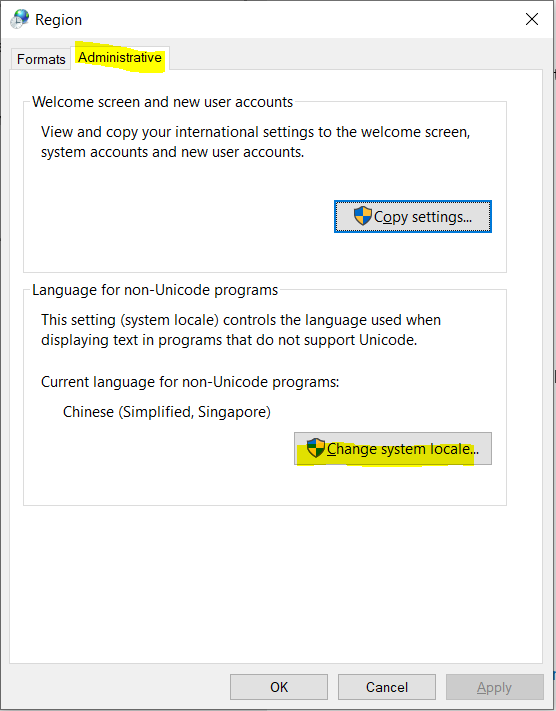 Reading Excel problems with traditional Chinese content - change pc language settings · Issue ...