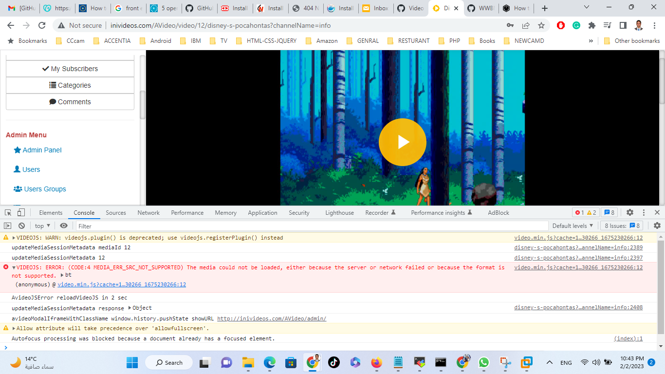 Video encoded but not appear in Channel · Issue #7619 · WWBN/AVideo · GitHub