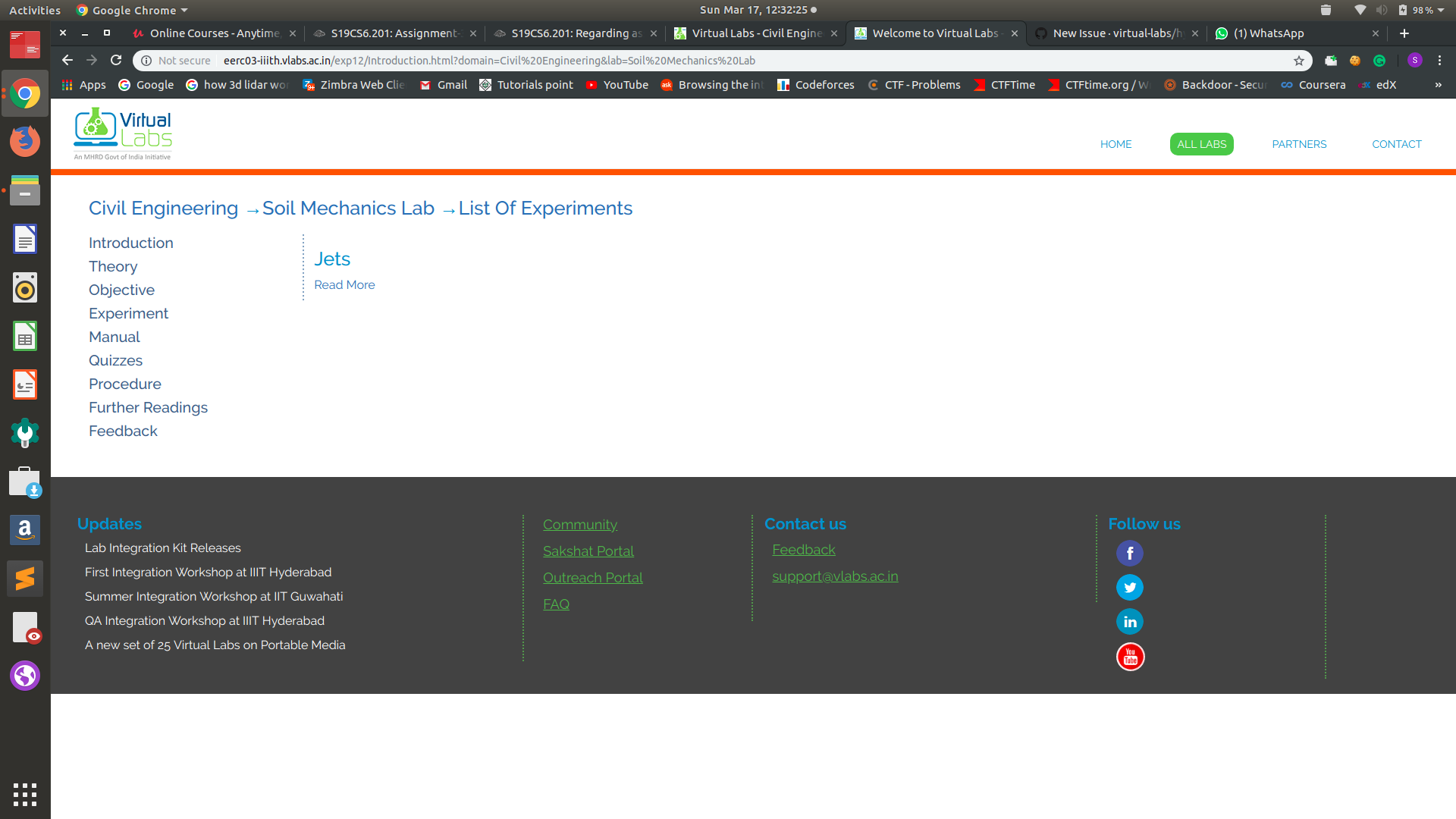 Jets-Experiment · Issue #148 · virtual-labs-archive/hydraulics-and-fluid-mechanics-iiith-ph2 ...