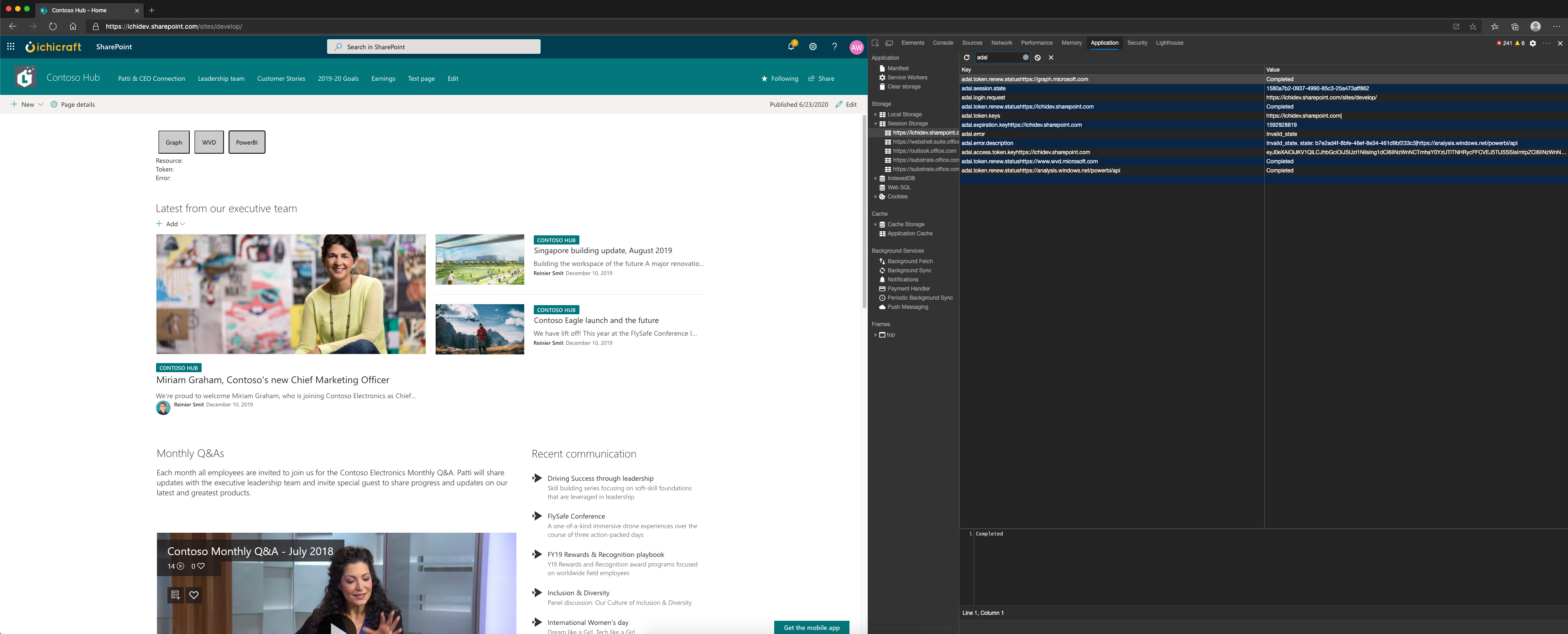 ADAL Invalid_state after getting access token while using API's in SPFX web part · Issue #5928 ...