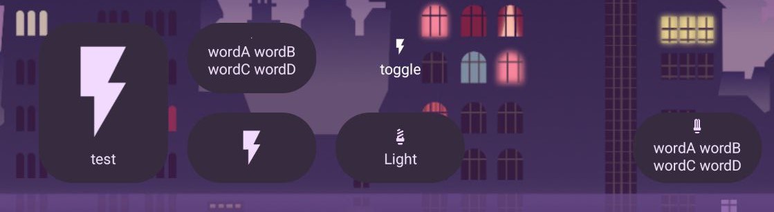 Weird Spacing in Button Widget · Issue #3093 · home-assistant/android · GitHub