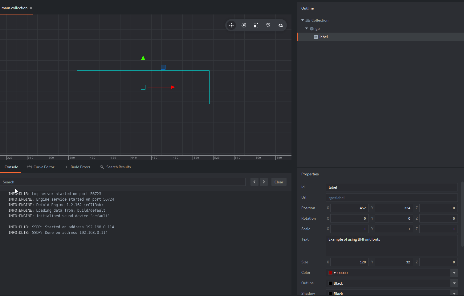 bmfonts no longer rendering in the editor · Issue #2765 · defold/editor2-issues · GitHub