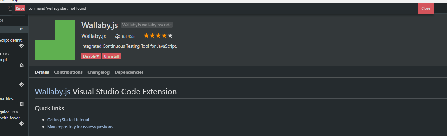 vs code can't find wallaby.js commands · Issue #969 · wallabyjs/public ...