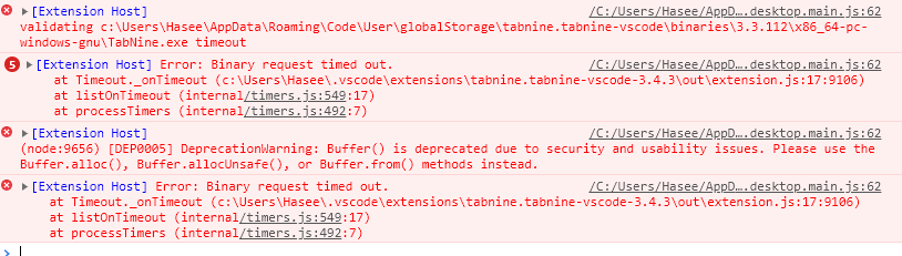 tabnine-vscode doesn't work · Issue #381 · codota/TabNine · GitHub
