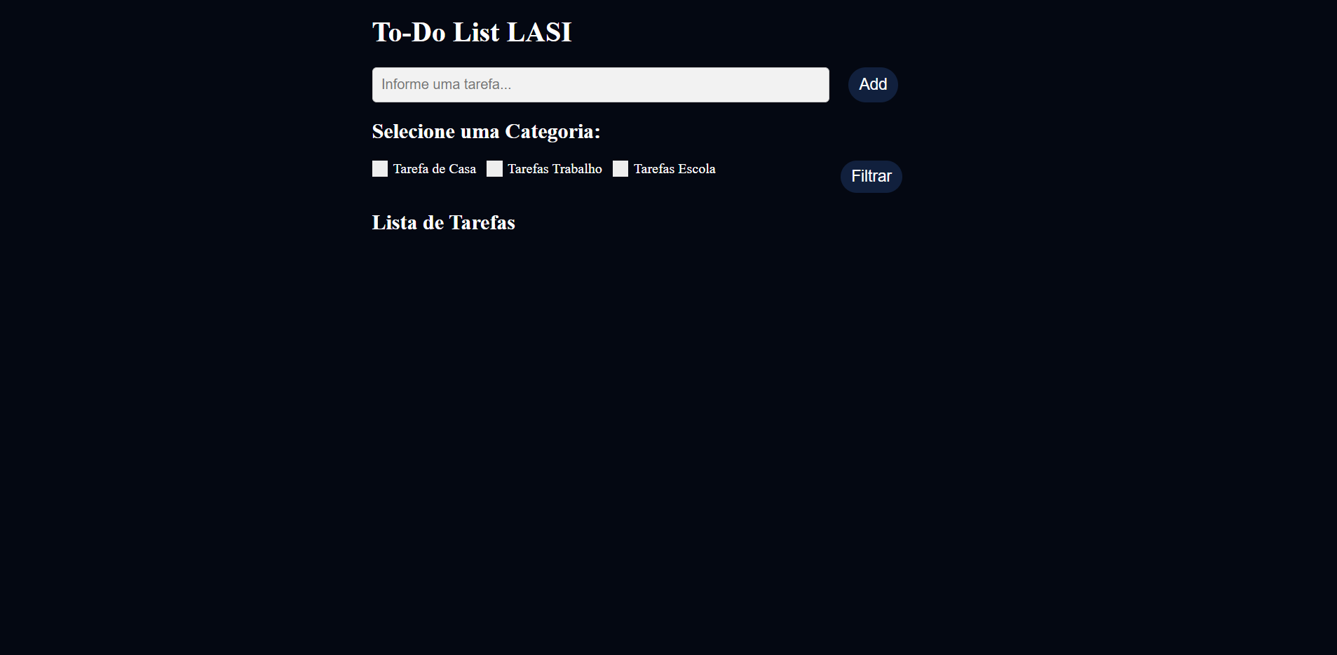 GitHub - claudiney63/to-do-js: Desafio de um ToDo List feito em HTML, CSS e JS puro.
