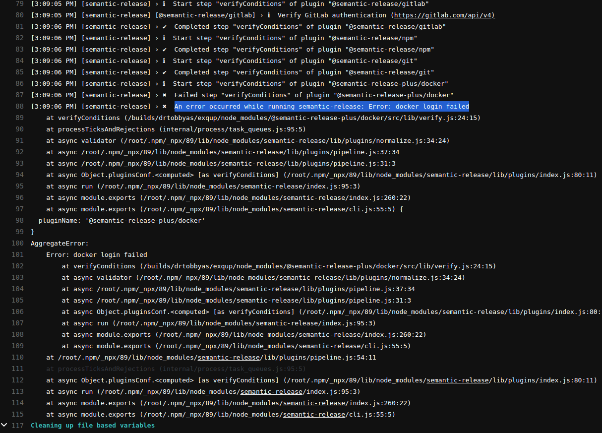 Problem getting this package to work in Gitlab CI. Error: docker login failed · Issue #54 ...