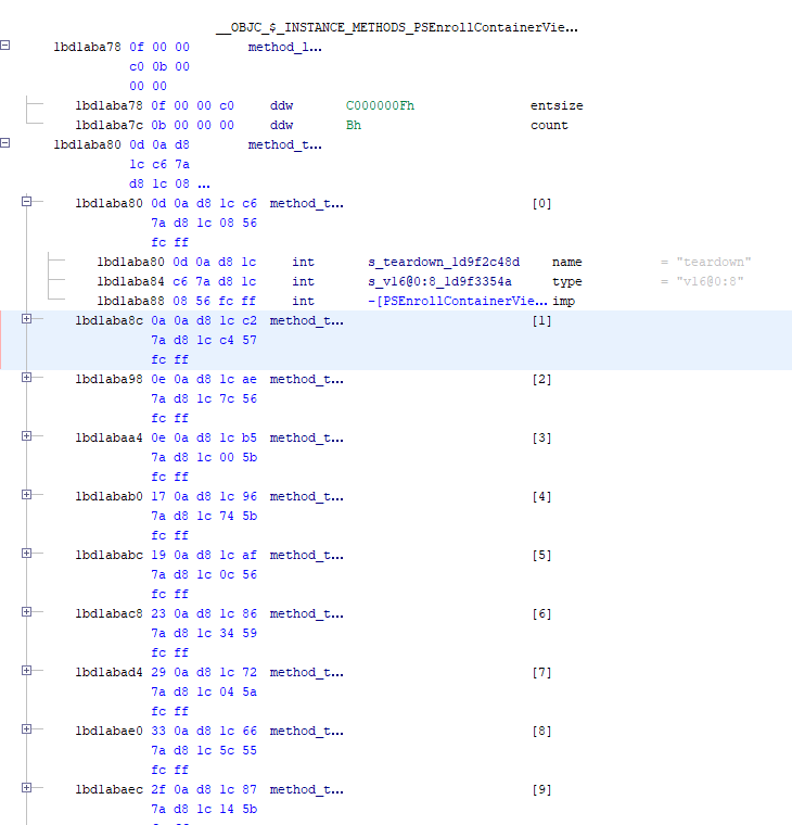 Support for ObjC small methods · Issue #2719 · NationalSecurityAgency/ghidra · GitHub