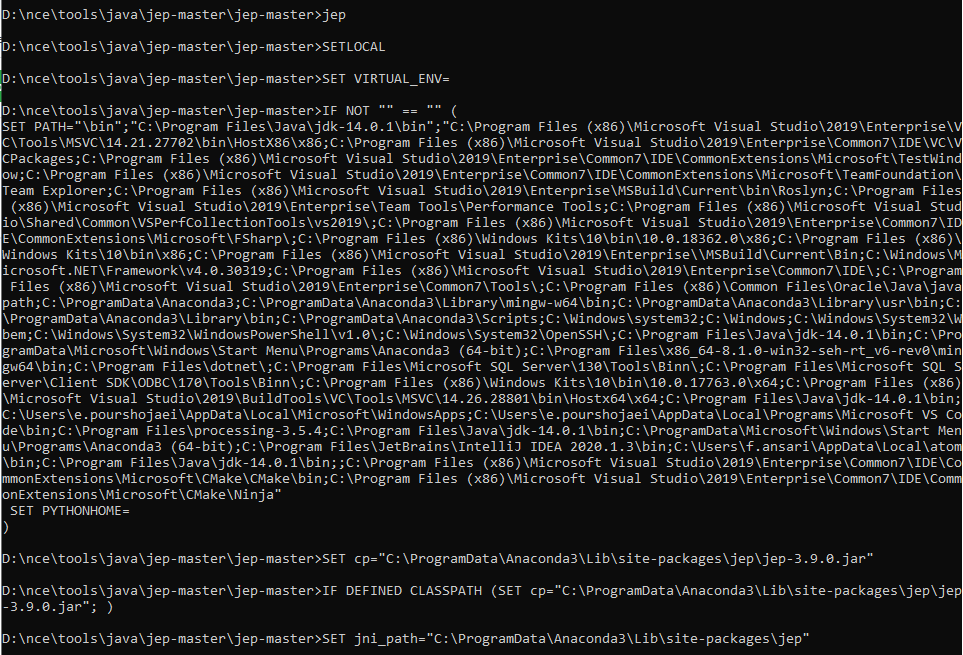 Unable to install jep with pip on Windows · Issue #160 · ninia/jep · GitHub