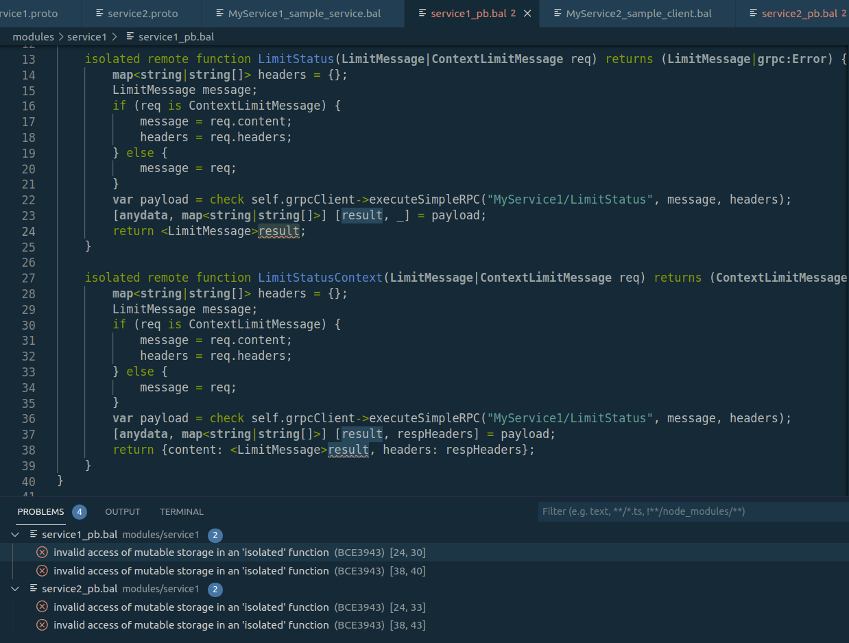Invalid Access Of Mutable Storage In An Isolated Function · Issue 31676 · Ballerina Platform 