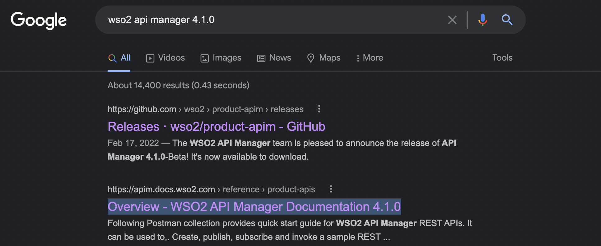 Broken link for APIM 4.1.0 Overview documentation · Issue #5624 · wso2/docs-apim · GitHub